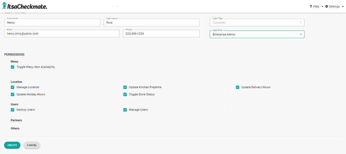 Manage User Access Function – ItsaCheckmate Manage User Access Function – ItsaCheckmate