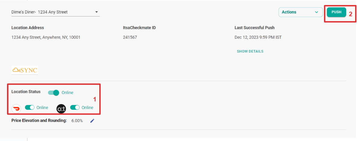 Brink - Menu Management – ItsaCheckmate