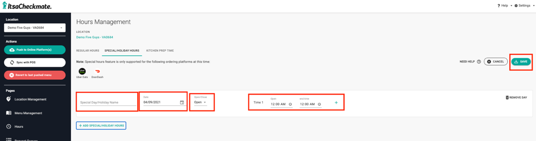 Revel - Menu Management Guide – ItsaCheckmate