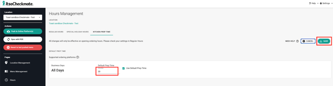Revel - Menu Management Guide – ItsaCheckmate