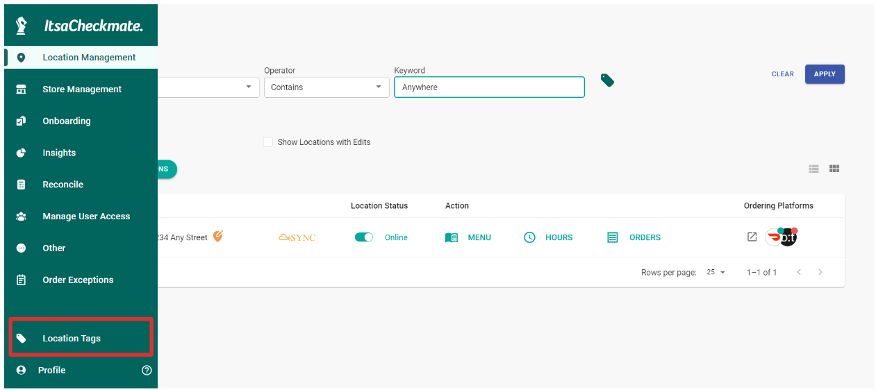 Location Tags: Usage and Management – ItsaCheckmate
