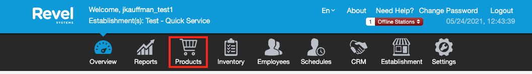 Revel - Menu Management Guide – Checkmate