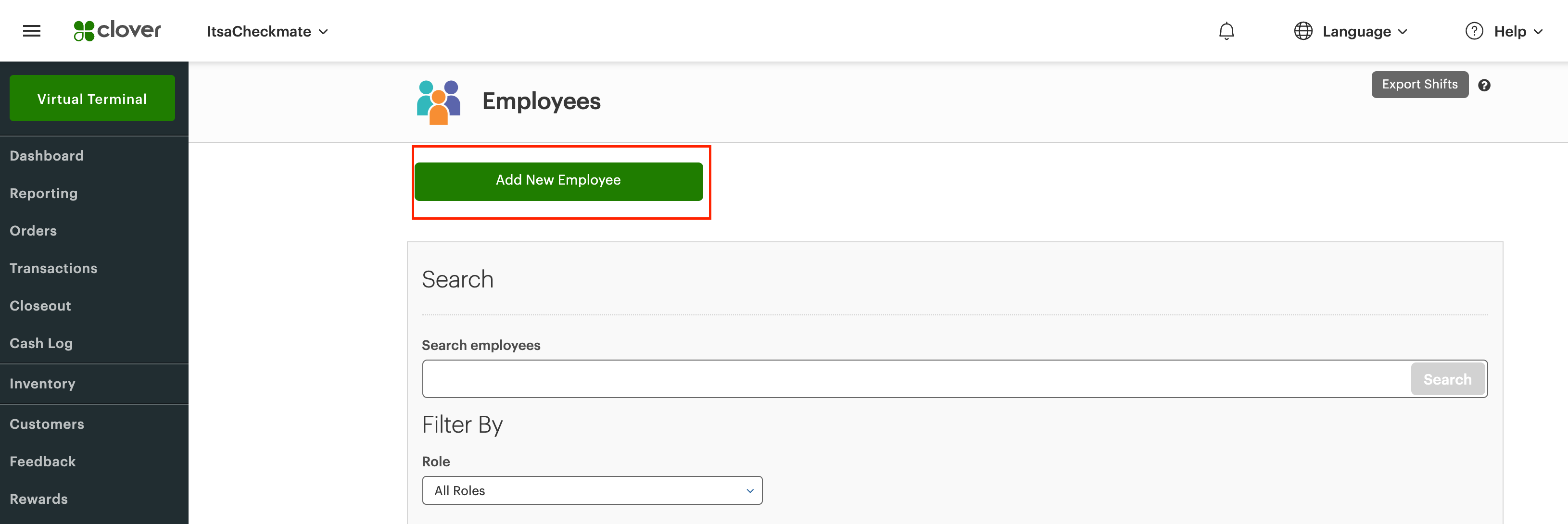 How to Create an Checkmate User in Clover – Checkmate