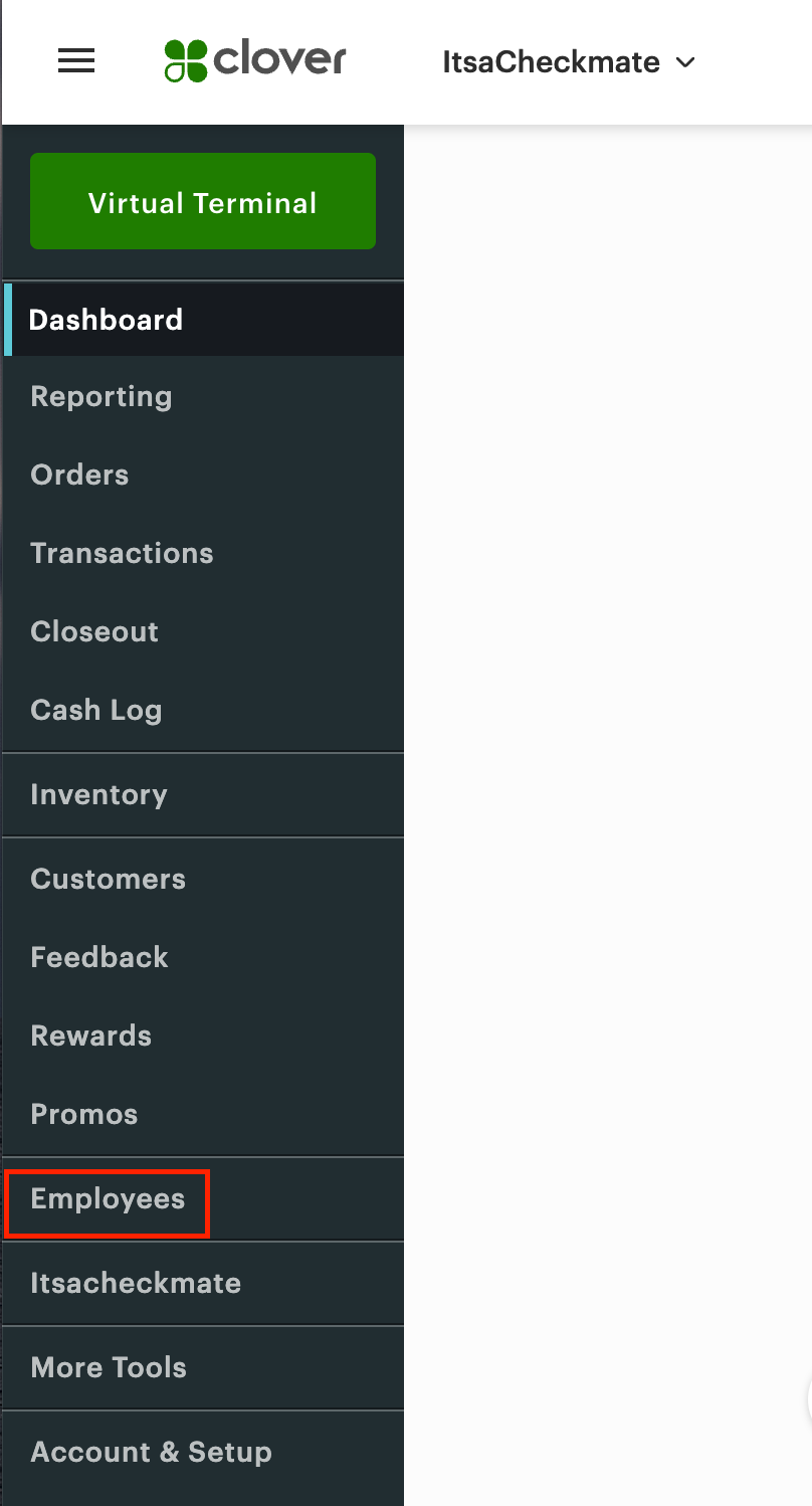How to Create an Checkmate User in Clover – Checkmate