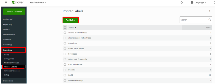 Clover - Menu Management Guide – Checkmate