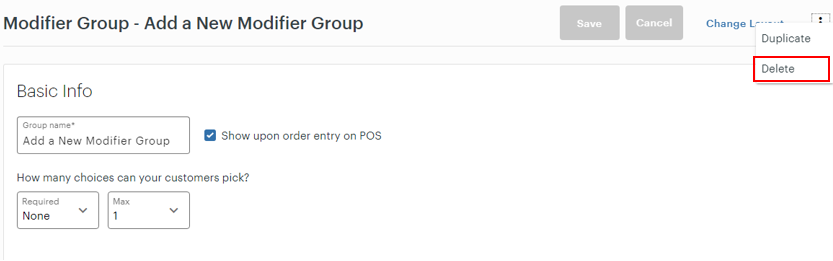 Clover - Menu Management Guide – Checkmate