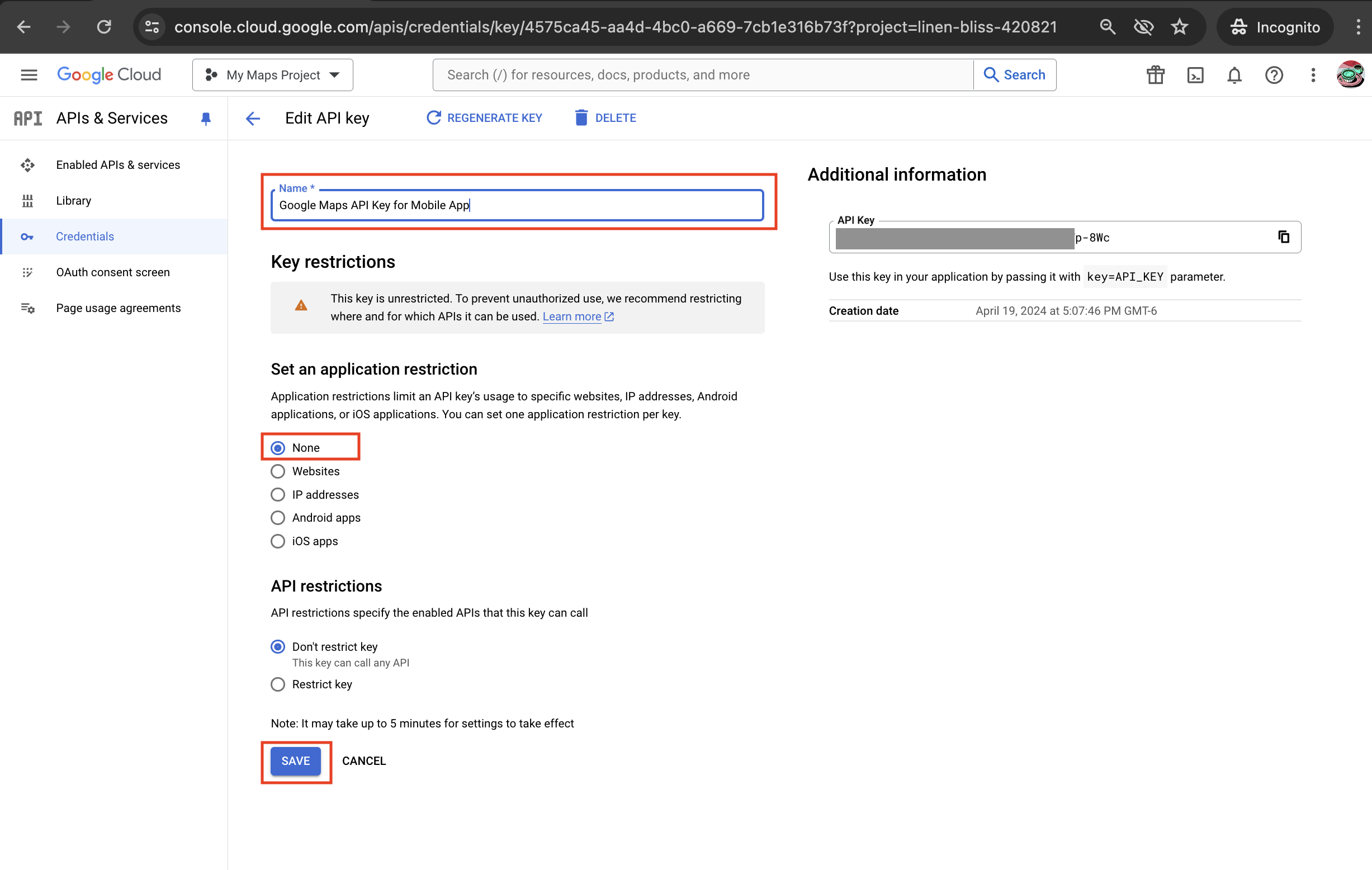 How to set up a Google Maps API Key for Web & Mobile App Ordering – Checkmate