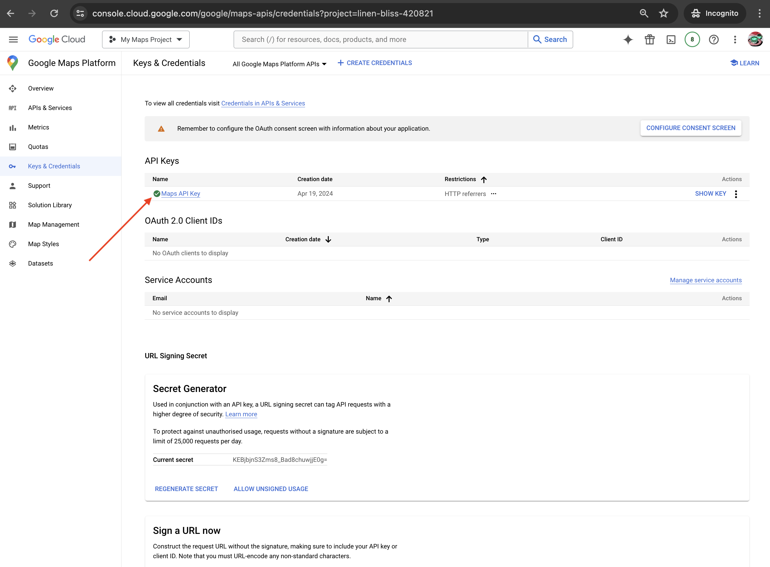 How to set up a Google Maps API Key for Web & Mobile App Ordering – Checkmate