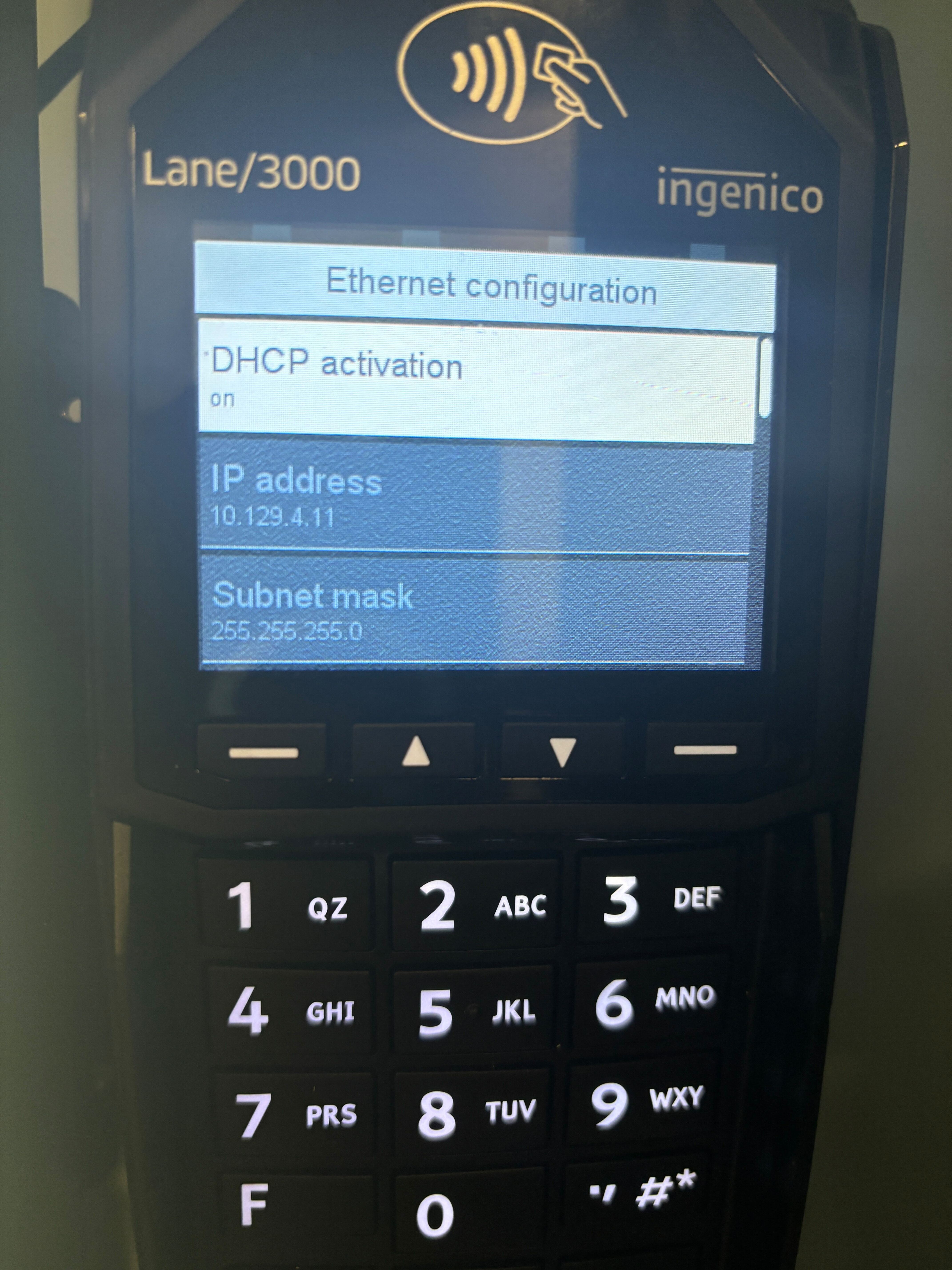 Payment Terminal (Ingenico Lane 3000) - Troubleshooting and Maintenance ...